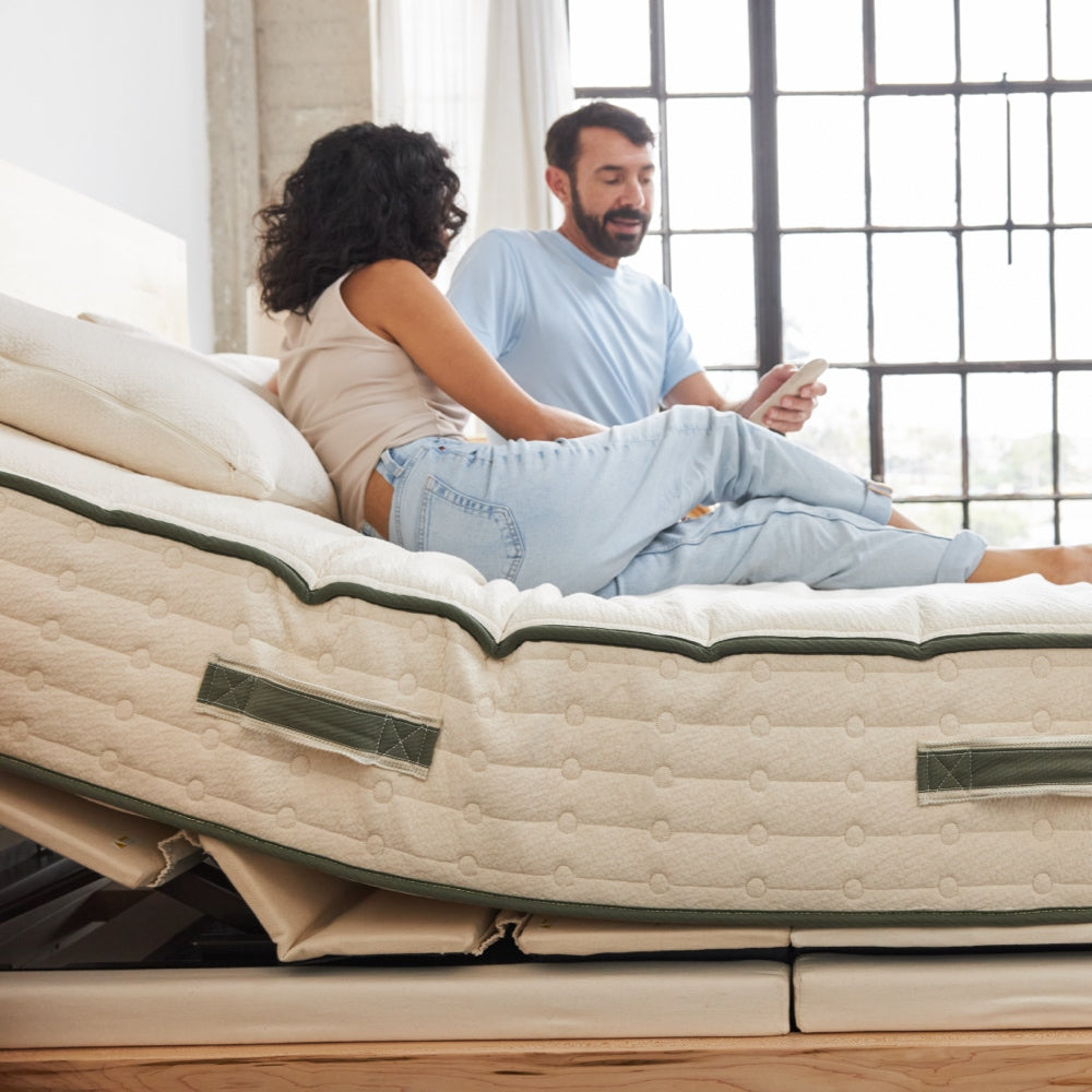 Eco Plus Adjustable Bed Frame Base | Avocado Green Mattress