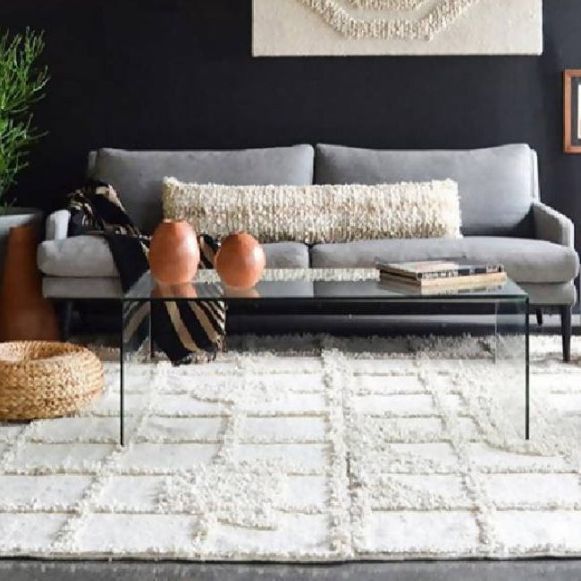 Chajul Wool Rug | Avocado Green Mattress