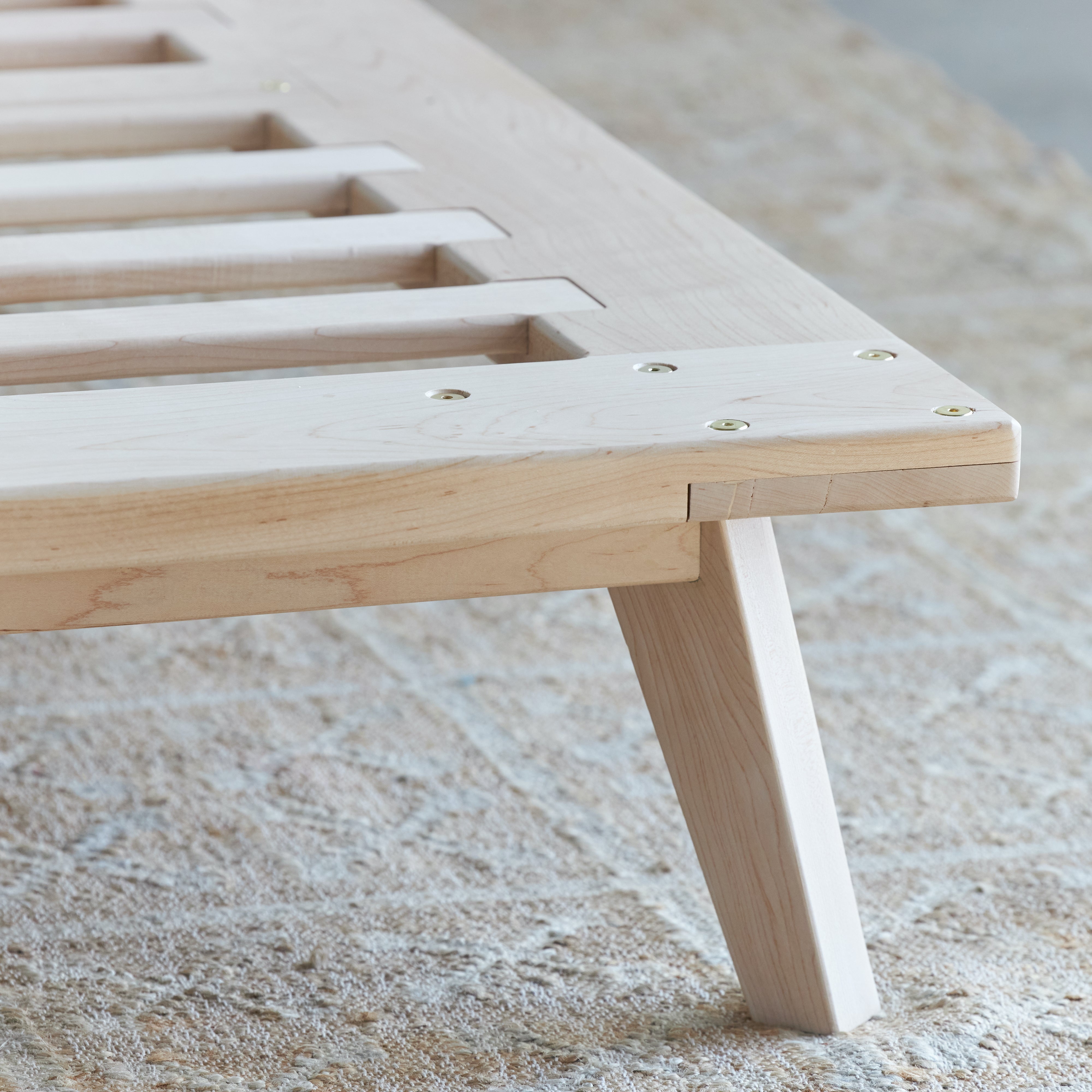 Mid-Century Modern Bed Frame | Avocado Green Mattress®